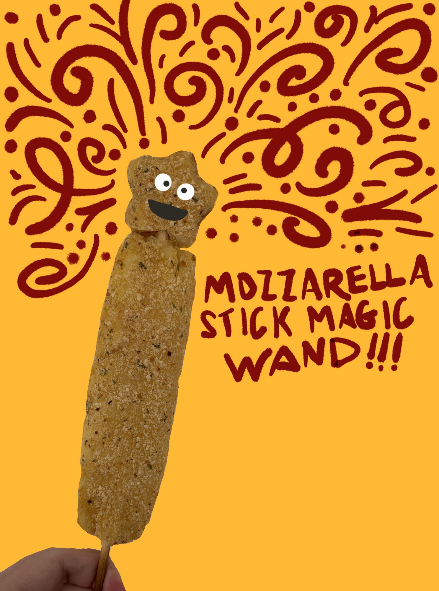 Mozzarella Stick Magic Wand – I'm Writing A Cookbook!!!